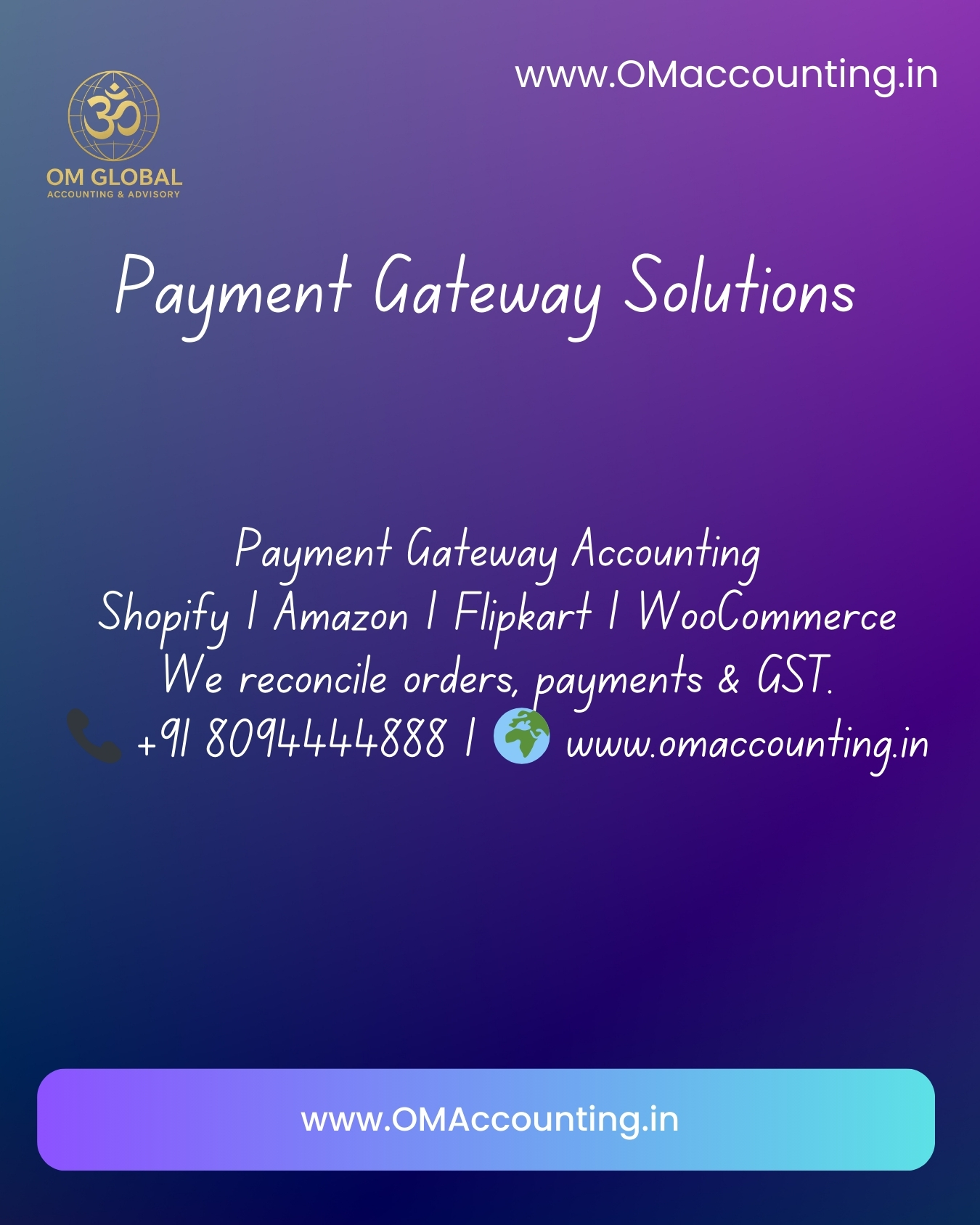Payment Gateway Solutions - omaccounting.in